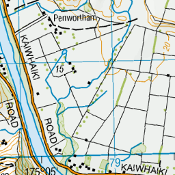 Penwortham, Manawatu-Wanganui - NZ Topo Map