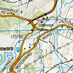 Rotowaro, Waikato - NZ Topo Map