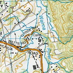 Wairoa River, Auckland - NZ Topo Map