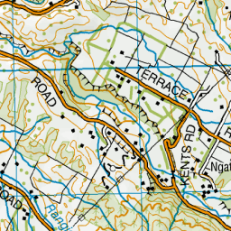 Rangiora River, Wellington - NZ Topo Map