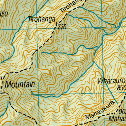 Pirongia Mountain, Waikato - NZ Topo Map