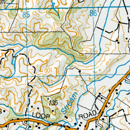 Te Pahu Stream, Waikato - NZ Topo Map