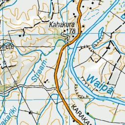 Waipa River, Waikato - NZ Topo Map