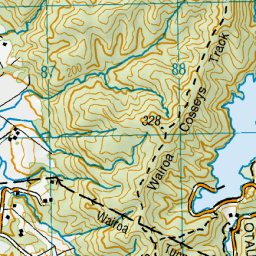 Wairoa Dam, Auckland - NZ Topo Map