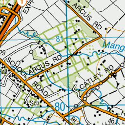 Te Horo, Wellington - NZ Topo Map