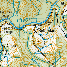Oruru, Manawatu-Wanganui - NZ Topo Map