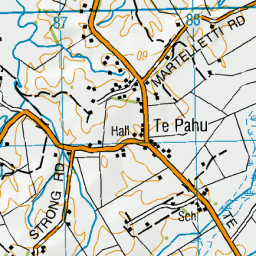 Te Pahu, Waikato - NZ Topo Map