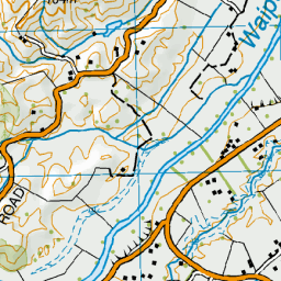 Waipa River, Waikato - NZ Topo Map