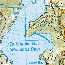 Orapiu, Auckland - NZ Topo Map