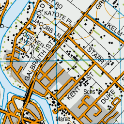 Turangawaewae Marae, Waikato - NZ Topo Map