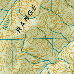 RIMUTAKA RANGE, Wellington - NZ Topo Map