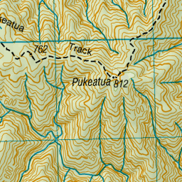 Pukeatua, Wellington - NZ Topo Map