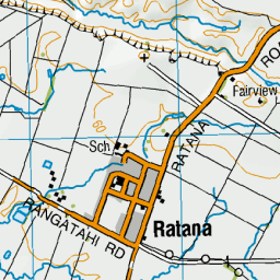 Ratana, Manawatu-Wanganui - NZ Topo Map