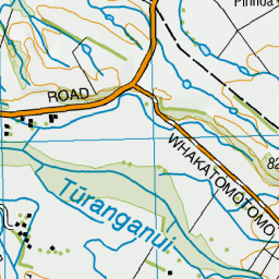 Turanganui River, Wellington - NZ Topo Map