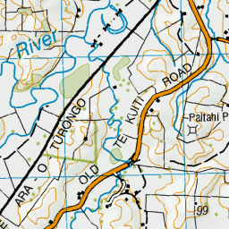 Paitahi Pa, Waikato - NZ Topo Map