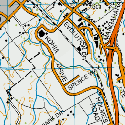 Horotiu, Waikato - NZ Topo Map
