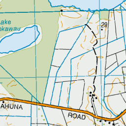 Lake Rotokawau, Waikato - NZ Topo Map