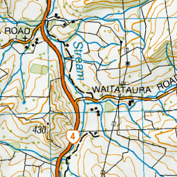 Mapiu, Waikato - NZ Topo Map