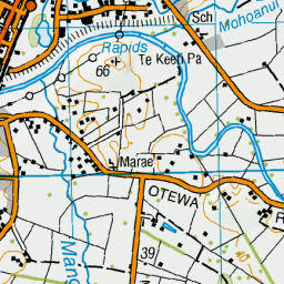 Otorohanga, Waikato - NZ Topo Map