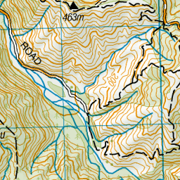 Turanganui River, Wellington - NZ Topo Map
