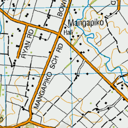 Mangapiko, Waikato - NZ Topo Map