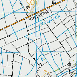 Mangawara Outlet, Waikato - NZ Topo Map