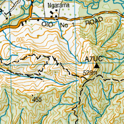 Ngarama, Manawatu-Wanganui - NZ Topo Map