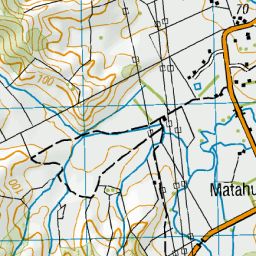 Matahuru, Waikato - NZ Topo Map