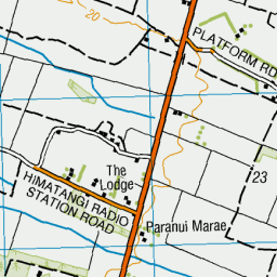 Paranui Marae, Manawatu-Wanganui - NZ Topo Map