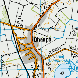 Ohaupo, Waikato - NZ Topo Map