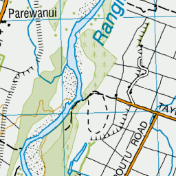 Rangitikei River, Manawatu-Wanganui - NZ Topo Map