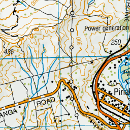 Piriaka, Manawatu-Wanganui - NZ Topo Map
