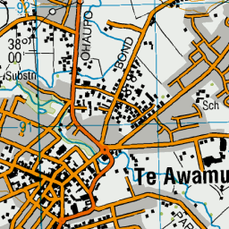 Te Awamutu, Waikato - NZ Topo Map