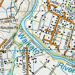 Nukuhau Pa, Waikato - NZ Topo Map