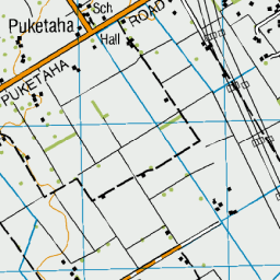 Puketaha, Waikato - NZ Topo Map