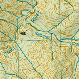 Otaki River, Wellington - NZ Topo Map