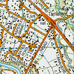 Tamahere, Waikato - NZ Topo Map
