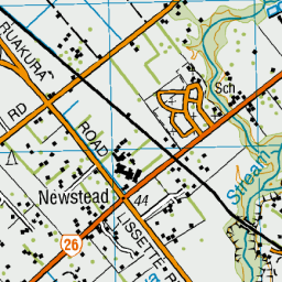 Newstead, Waikato - NZ Topo Map