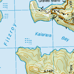 Port Fitzroy, Auckland - NZ Topo Map