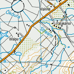 Waipu, Wellington - NZ Topo Map