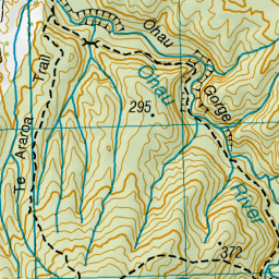 Ohau River, Manawatu-Wanganui - NZ Topo Map