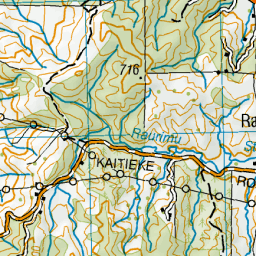 Raurimu, Manawatu-Wanganui - NZ Topo Map