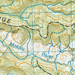 Mokau River, Waikato - NZ Topo Map