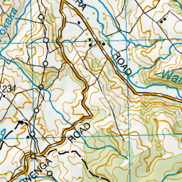 Pokaka Stream, Waikato - NZ Topo Map