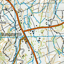 Mangatarata, Waikato - NZ Topo Map