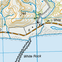 White Rock, Wellington - NZ Topo Map
