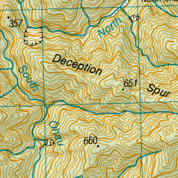 South Ohau River, Manawatu-Wanganui - NZ Topo Map
