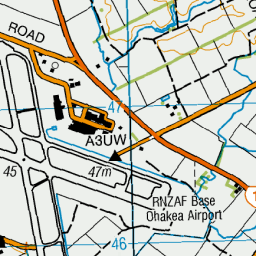 Ohakea Aerodrome, Manawatu-Wanganui - NZ Topo Map