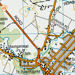Ohakune, Manawatu-Wanganui - NZ Topo Map
