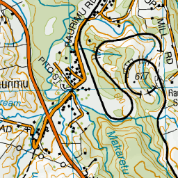 Raurimu Spiral, Manawatu-Wanganui - NZ Topo Map
